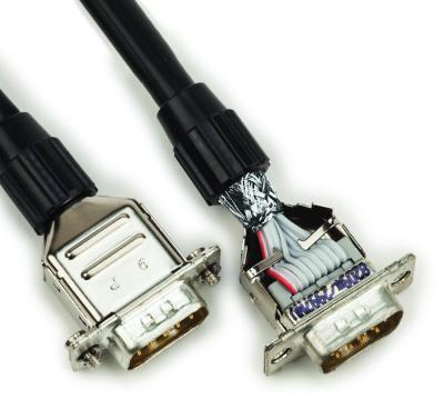 China Lightweight EMI Junction Shell Metal 3M 3357-6515-1C Suitable for 9 15 25 and 37 Position Connectors for sale