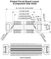 China Socket Connector 3M PK10-030S-R-DA 1 mm Pitch Surface Mount with Stacked Horizontal Vertical Options for sale