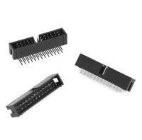 China Durable 3M 30310-6002HB header with brass contacts and glass filled polyester insulation black color for sale