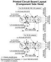 China Connector 3M P50L-100P-A-DA vertical stacking plug with mating heights between 0.276 and 0.472 inches for sale