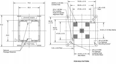 China Durable 3M 2256-9357-0A-2401 BGA Burn-In Socket with Excellent Airflow and Balanced Contact Forces for sale
