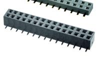 China Through Board Socket 2 mm Pitch Dual Entry Surface Mount 3M 953230 2000 AR PR Flash Gold Wiping Area for sale