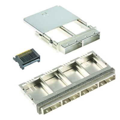 China Surface Mount Receptacle Metal Cage Mini Serial Attached SCSI Connector with 6 Gbps Data Rate 3M 8A26-2030-LJ-PR for sale