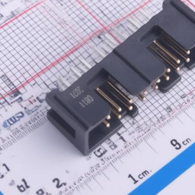 China Compact surface mount 3M N2516-6002-RB connector with retainer clips enhancing vibration resistance for sale