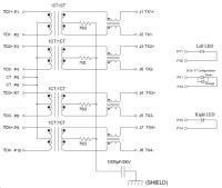 China Single port RJ45 magnetics ABRACON ARJM11C7-009-AB-ER2-T with brass metal shell and UL94V 0 housing material for sale