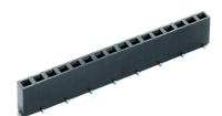 China 3M 963105 2000 AR PR surface mount through board socket single row dual entry with flash gold plating for sale
