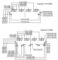 China 1x4 Multi Port RJ45 Magnetics Module ABRACON ARJM14A1-502-NN-EW2 for NAS Expander Storage and Routers for sale
