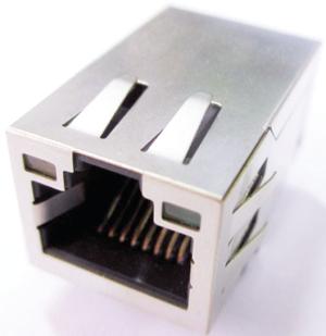 China Signal Isolation and EMI Suppression 10 100 Base Tx Tap Up RJ45 ABRACON ARJC01-111002T Component for sale