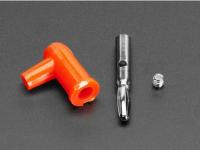 China Stackable 4mm Banana Plugs with Nickel Plated Springs and Side Screw Terminal Adafruit Industries 3694 for sale