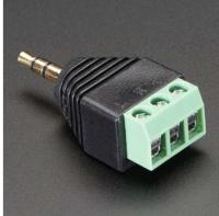 China 3.5mm Stereo Audio Plug Terminal Block Connector Adafruit Industries 2790 for Audio Connection Setup for sale