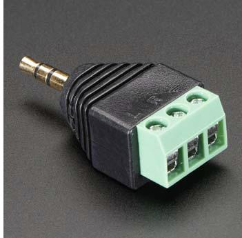 China 3.5mm Stereo Audio Plug Terminal Block Connector Adafruit Industries 2790 for Audio Connection Setup for sale