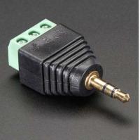 China 3.5mm Stereo Audio Plug Terminal Block Connector Adafruit Industries 2790 for Audio Connection Setup for sale