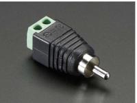 China RCA Male Plug Terminal Block Connector Compatible with Multiple Wire Types Adafruit Industries 2792 for sale