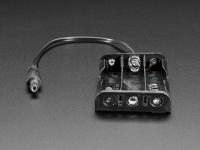 China 3 x AA Battery Holder with 2.1mm DC Jack and 8 Inch Cable Providing 3.6 to 4.5 Volt Output Adafruit Industries 3842 for sale