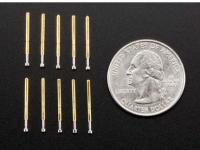 China Spring Loaded Crown Head Pogo Pins Pack of 10 Adafruit Industries 2429 for Programming Testing Jigs for sale