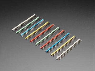 China Break Away Male Header 36 Pins 01 Pitch 10 Pack Multicolor Plastic Housing Adafruit Industries 4154 for sale