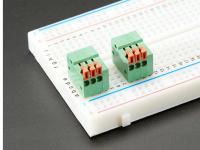 China Spring Terminal Blocks 3 Pin 0.1 Pitch Right Angle Wire Connectors Pack of Five Adafruit Industries 1074 for sale