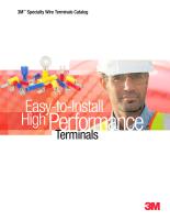 China High reliability 3M 07-8-250 terminals compatible with heat shrink nylon vinyl and non insulated wires for sale