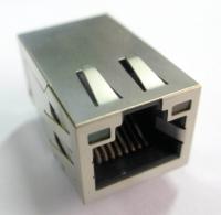 China Thru hole RJ45 single port connector ABRACON ARJE-0031 designed for 10 100 Base T network performance for sale