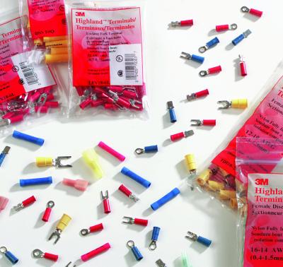 China High reliability 3M MV14-38RX-BOTTLE terminals designed to prevent strand hang ups and wire twisting for sale