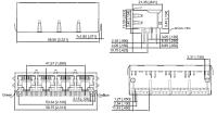 China 1x4 RJ45 Magnetics Module ABRACON ARJM14A1-009-NN-EW2 with EMI Suppression and IEEE 802.3 Compliance for sale