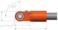 China Durable EMI shielded compression lug Amphenol SLPIPB35BSO1EH with crimp screw and busbar termination options for sale