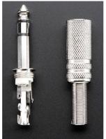 China Adafruit Industries 1803 metal 1 quarter inch stereo plug designed for heavy duty audio cable connections for sale