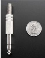 China Adafruit Industries 1803 metal 1 quarter inch stereo plug designed for heavy duty audio cable connections for sale