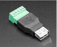China Secure USB A Female Socket Connection to 5 Pin Terminal Block Using Adafruit Industries 3629 Adapter Easily for sale