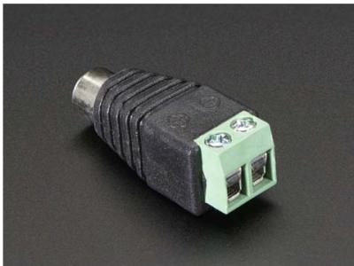 China RCA Female Jack Terminal Block Adafruit Industries 2793 Screw Terminal Composite Video Audio Connector for sale