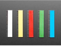 China Colored plastic 20 pin 01 pitch female headers pack Adafruit Industries 4160 five pack mixed colors for sale