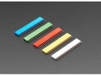 China Colored plastic 20 pin 01 pitch female headers pack Adafruit Industries 4160 five pack mixed colors for sale