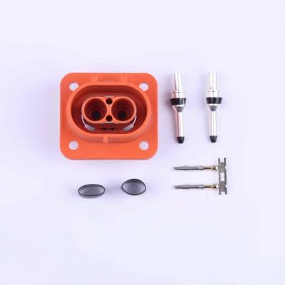 China Field installable Amphenol ELR2A02 plastic power connector with CPA and UL 94V 0 flammability rating for sale