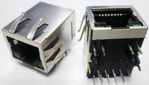 China 10 100 Base Tx Tap Down RJ45 ABRACON ARJC02-111006K RoHS compliant component for network applications for sale