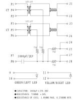 China 10 100 Base Tx Tap Down RJ45 ABRACON ARJC02-111006K RoHS compliant component for network applications for sale