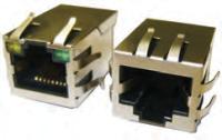 China ABRACON ARJ11A MASD MU 2 RJ45 10 Base T Jack Supporting CAT 5 and 6 Cable for Network Connectivity for sale