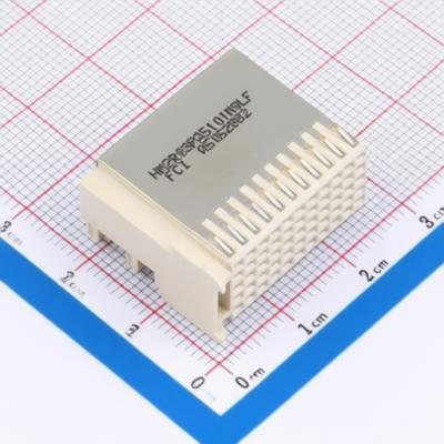China Right Angle Receptacle Connector 2mm Hard Metric Series Amphenol HM2R03PA5101N9LF with Modular Design for sale