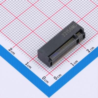 China High Density PCIe M2 Card Edge Connector Amphenol 10128798-005RLF Supporting PCIe 30 USB 30 SATA 30 for sale