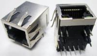China ABRACON ARJC02 111008B 10 100 Base Tx Tap Down RJ45 with LED Featuring Compact Size and High Durability for sale