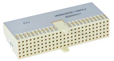 China Hard Metric 2mm Pitch Right Angle Connector Amphenol HM2R10PA5100AALF with Coding Guiding and Location Peg Features for sale