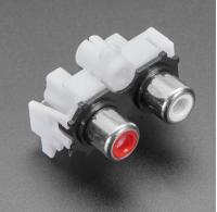 China Compact Dual RCA Jack with Solderable Contacts and Mounting Tab Adafruit Industries 4171 Audio Connector for sale