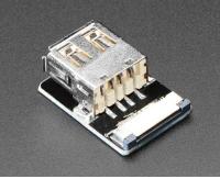 China DIY ribbon cable USB adapter featuring straight Type A female socket Adafruit Industries 4110 model for sale