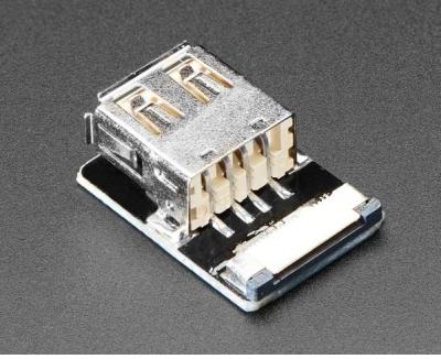 China DIY ribbon cable USB adapter featuring straight Type A female socket Adafruit Industries 4110 model for sale