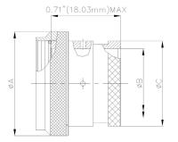 China Versatile Amphenol M85049 69 13W backshells suitable for cable harnessing in aerospace applications for sale