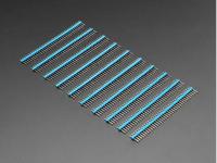China Blue 36 pin 01 inch pitch break away male header pack of 10 Adafruit Industries 4150 ideal for prototyping for sale