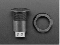 China USB C Jack to USB A Host Round Panel Mount Adapter Adafruit Industries 4259 for Standard Panel Holes for sale