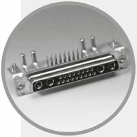 China Mixed contact connector Amphenol L17DM537441 with flash gold plating on signal and shielded contacts for sale