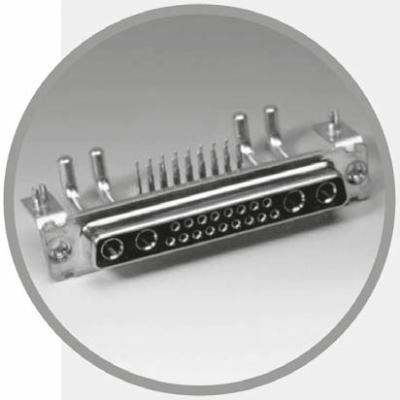 China Mixed contact connector Amphenol L17DM537441 with flash gold plating on signal and shielded contacts for sale