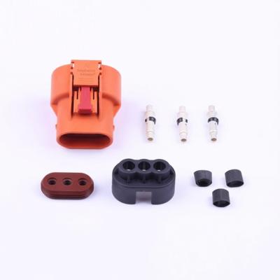 China Compact lightweight plastic power connector Amphenol ELP3A03 featuring RADSOK technology for EV and HEV markets for sale