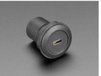China Panel Mount USB C to Micro USB Jack Adapter Adafruit Industries 4260 with Solid Body and Plastic Lip Design for sale